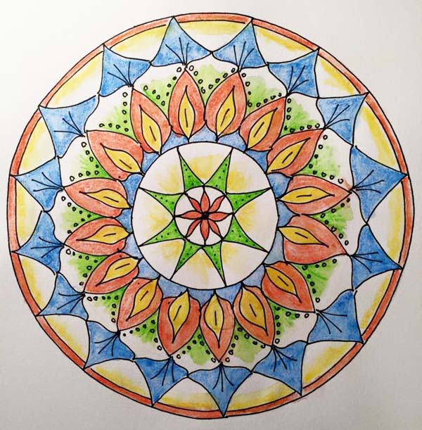 Mandala Art Class Student Showcase March 2015 Class part 1 {mandala ...