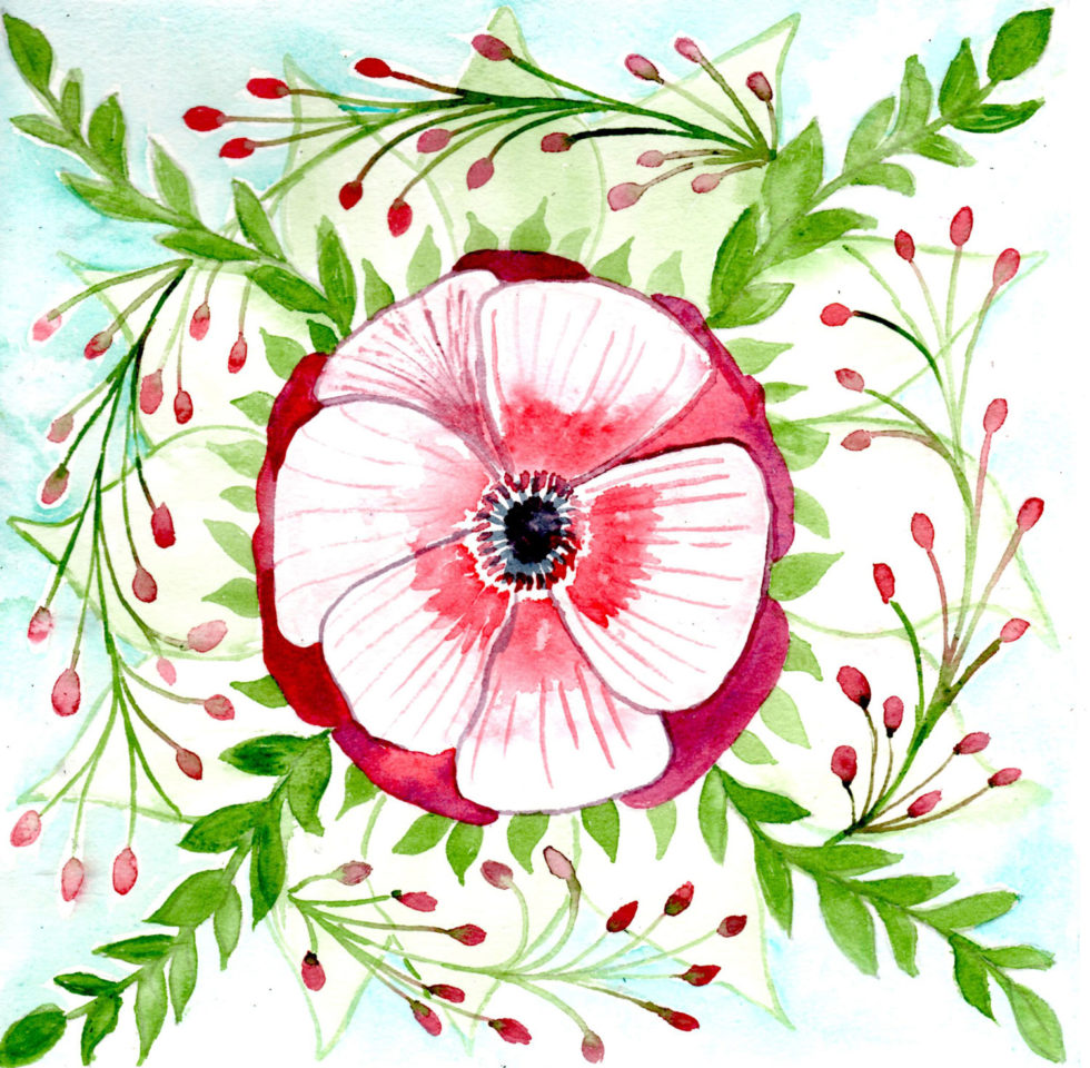 Botanical Mandalas | Louise Gale Mixed Media Botanical Mandala Color Artist