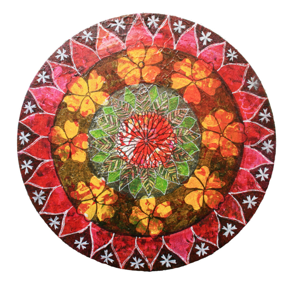 Botanical Mandalas | Louise Gale Mixed Media Botanical Mandala Color Artist