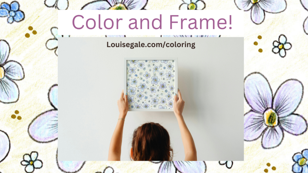 Coloring Club: Forget-me-not Design: Watch my video and join me to ...