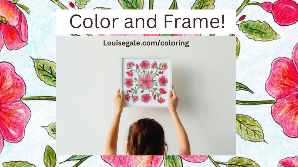 Coloring Club: Wild Rose Botanical Mandala Design: Watch my video and ...